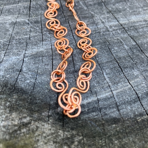 Jewelry | Hammered Copper Artisan Chain Link Bracelet | Poshmark